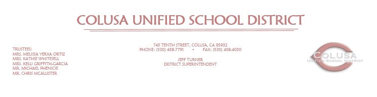 Substitute Yard Duty (District-wide) at Colusa Unified | EDJOIN